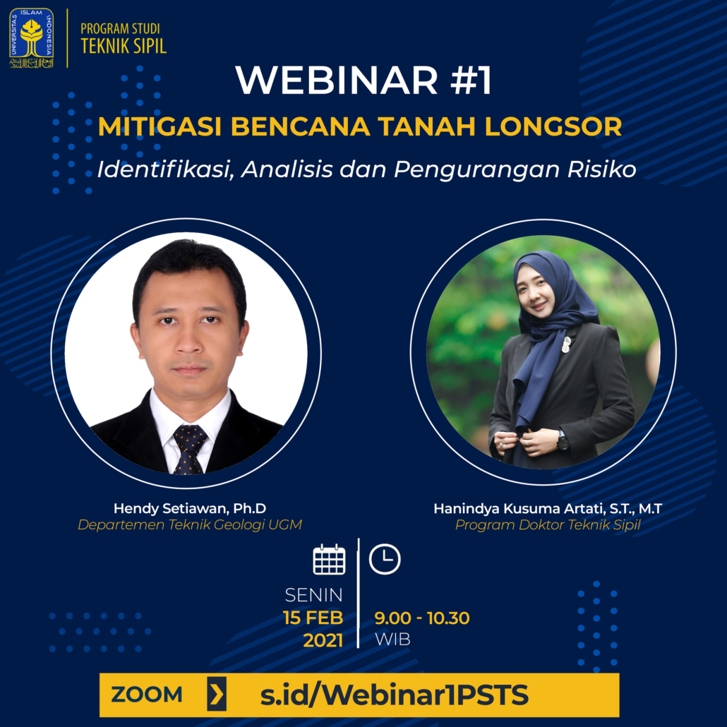 WEBINAR SERIES PSTS - Teknik Sipil Universitas Islam Indonesia