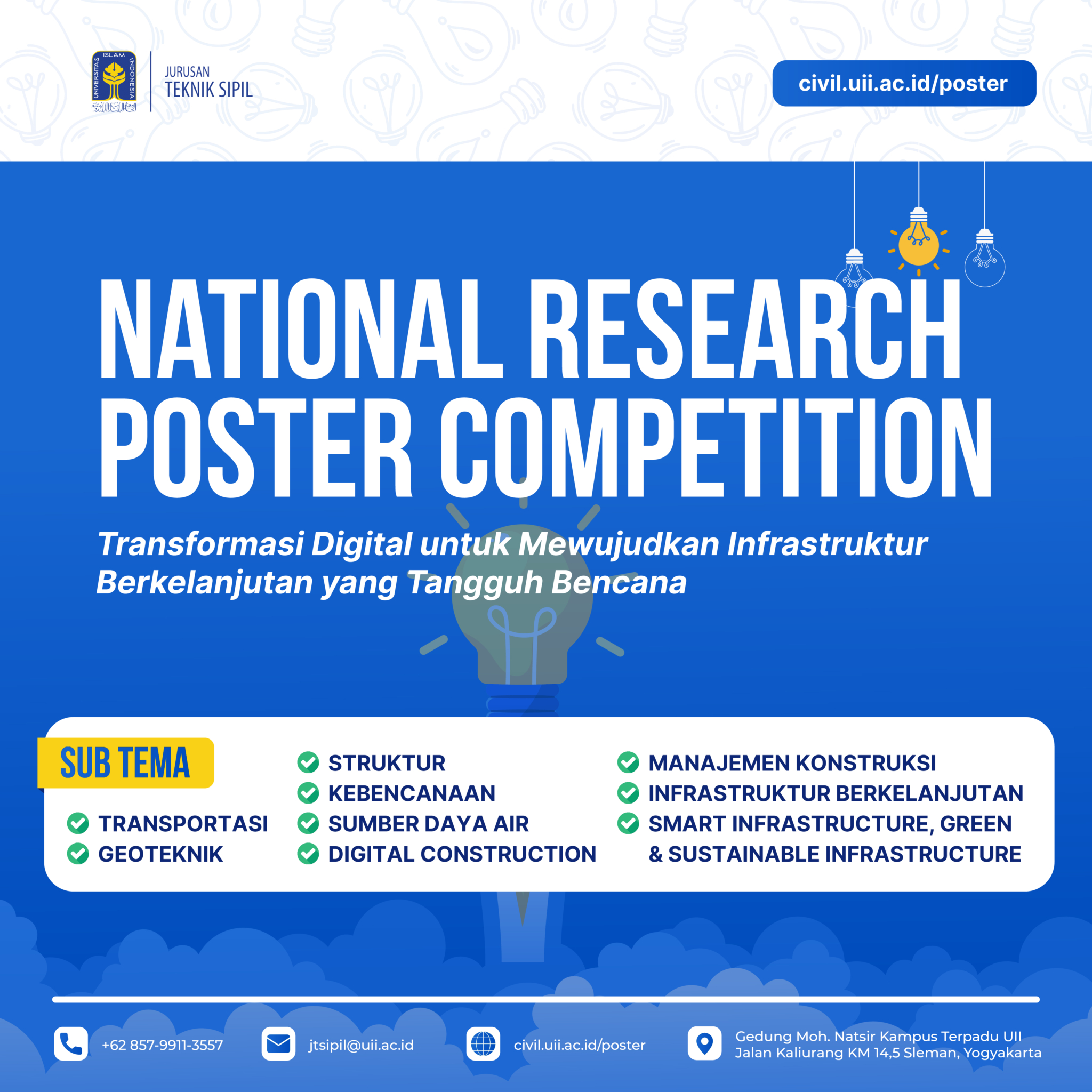 National Research Poster Competition 2024 - Teknik Sipil Universitas ...